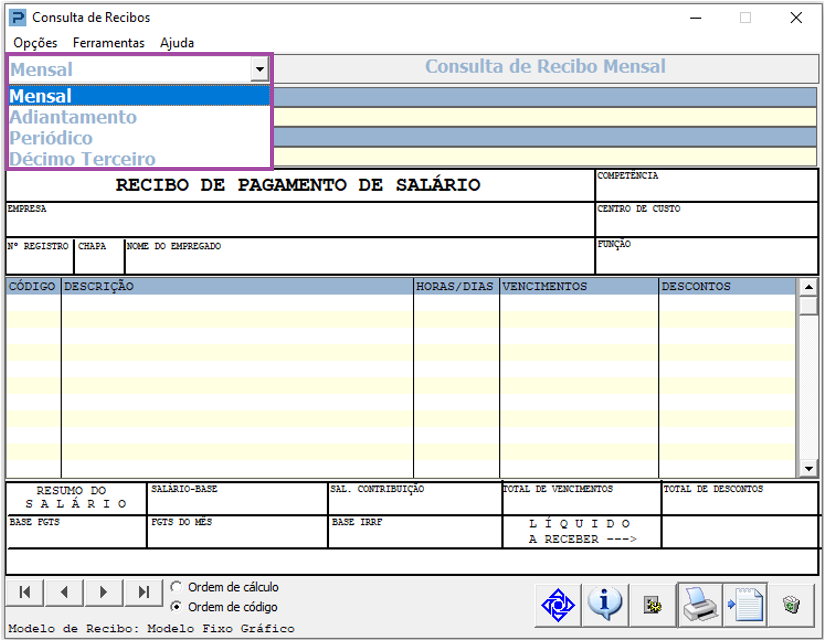 FP280 - 13º Salário - Como excluir recibos de Pagamento Mensal ...